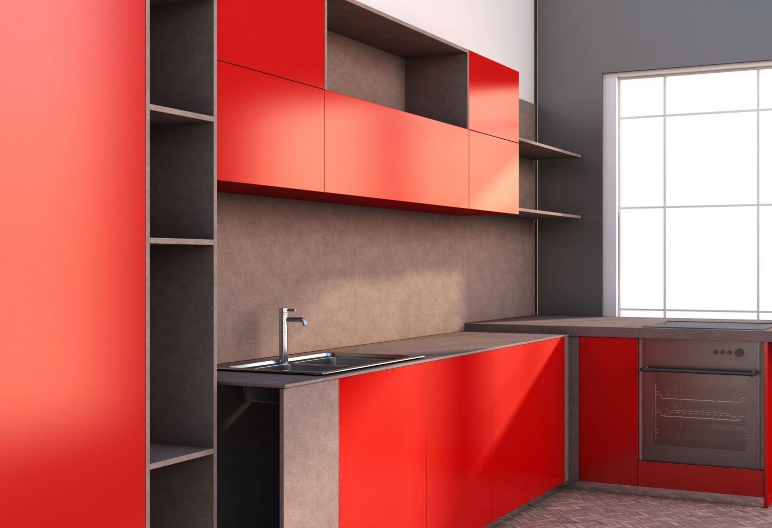 HPL Kitchen Cabinet - Royal Cubicles